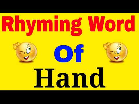 Hand ka rhyming word | 2 Rhyming words of Hand | Hand ka rhyming word kya hai