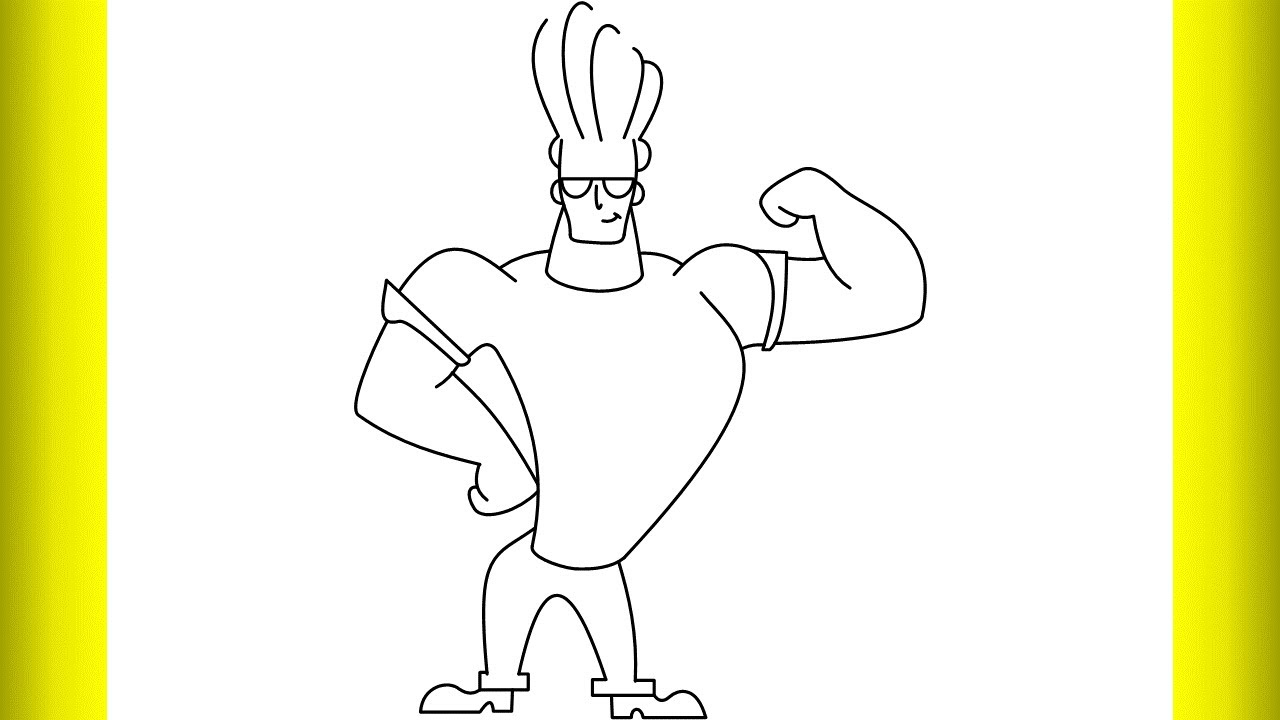 How To Draw Johnny Bravo / Drawing Creation /