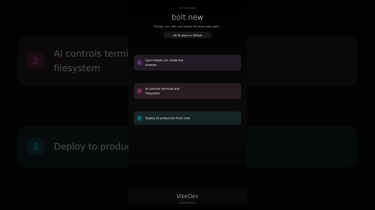 Bolt.new: Full-Stack AI Dev in Your Browser (No Setup)