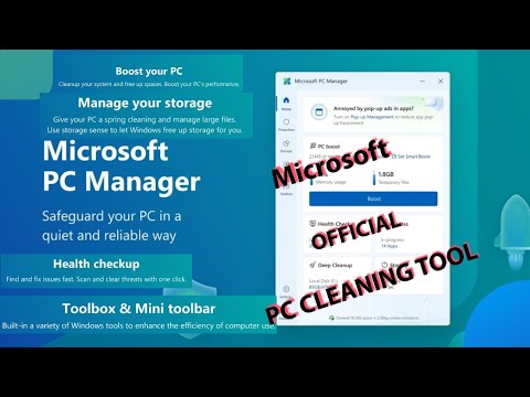 Microsoft PC Manager | Boost Speed | Performance | Windows tool | How to boost speed windows 11