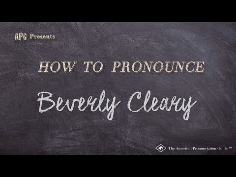How to Pronounce Beverly Cleary (Real Life Examples!)