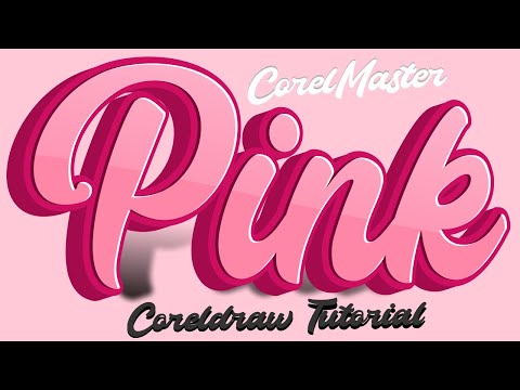 CorelDraw Tutorial: Cool Calligraphy 3D Text Effect