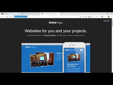 19 - Deploying our app into Github pages