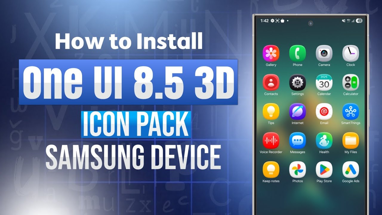 How to Install One UI 8.5 3D Icons on Any Samsung Device (No Root Needed!)