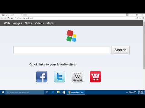 How to remove http://search.findwide.com/ from Google Chrome - Tutorial