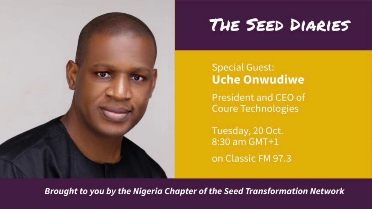 Seed Diaries interview with the President and CEO of COURE Technologies, Inc,Uche Onwudiwe.