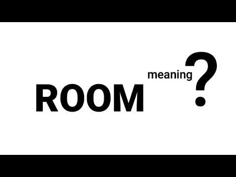 Room Meaning Definition | EWM-English Word Meaning