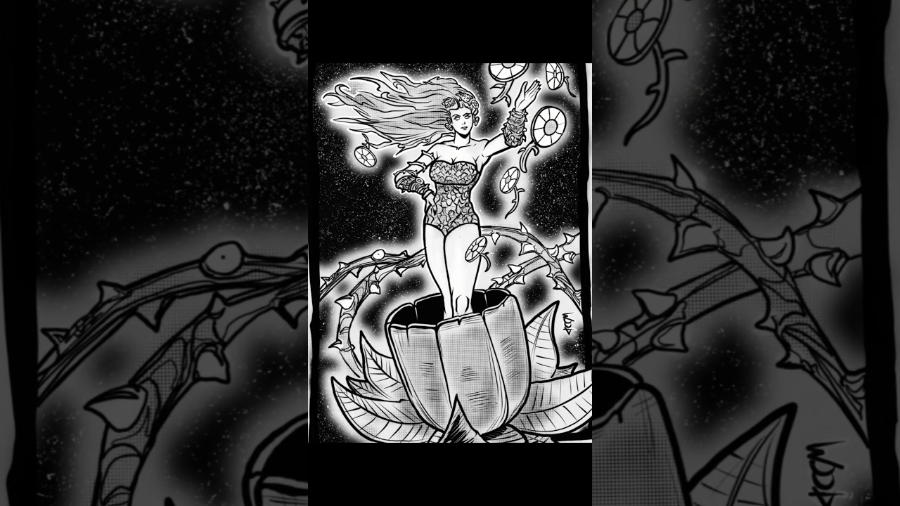 Poison Ivy drawing. #poisonivy #batman #art #comics #dc