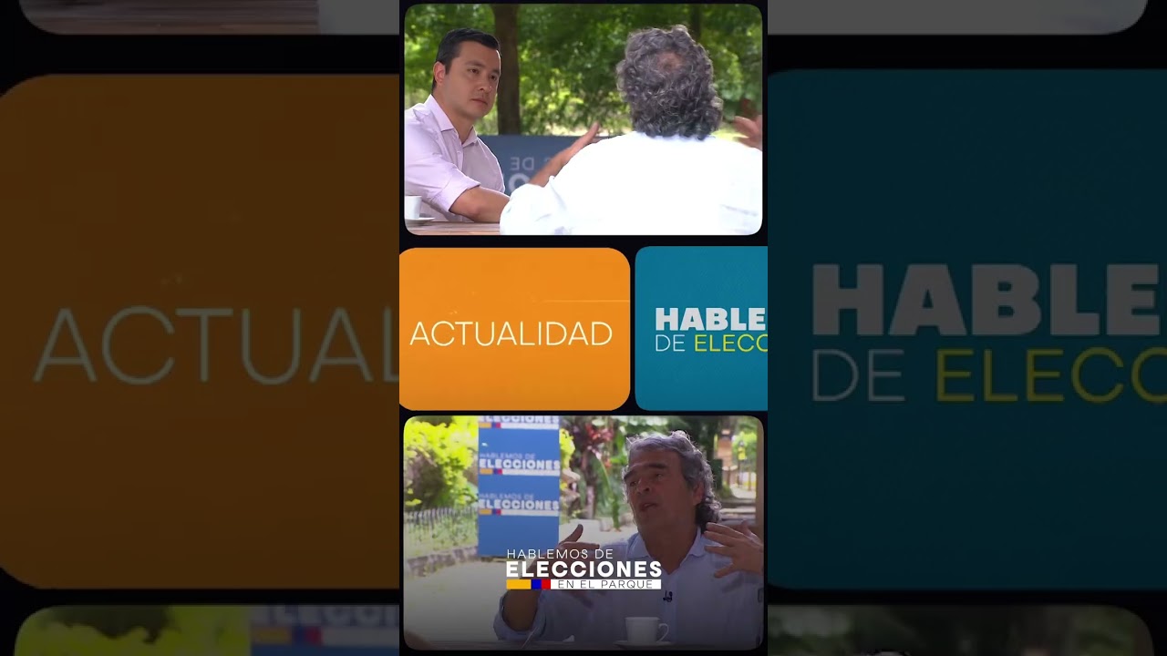 “Total Peace is over”: Sergio Fajardo on 'Let's Talk About Elections' regarding the security crisis