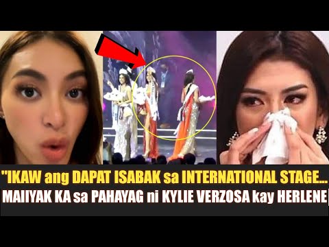 REBELASYON! KYLIE VERZOSA kay HERLENE BUDOL sa HINDI PAGKAKUHA NG CROWN PNG SABAK SA INTERNATIONAL