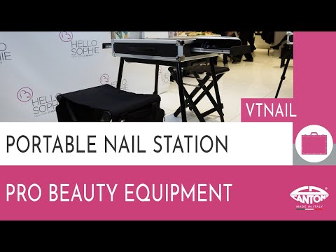 Portable nail station: a mobile manicure table for nail artists by Cantoni
