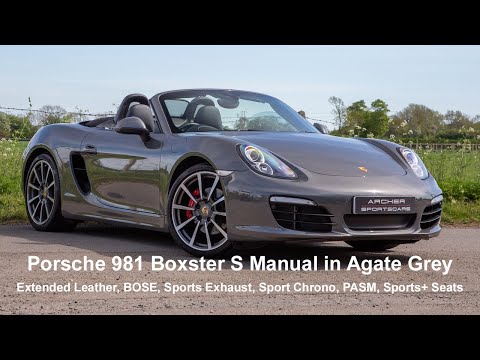 Porsche 981 Boxster S Manual For Sale | Archer Sportscars