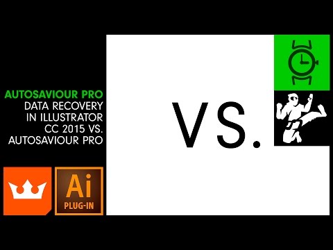 Data Recovery in Illustrator CC 2015 vs. Autosaviour Pro | Vector Black Belt | AUTOSAVIOUR PRO