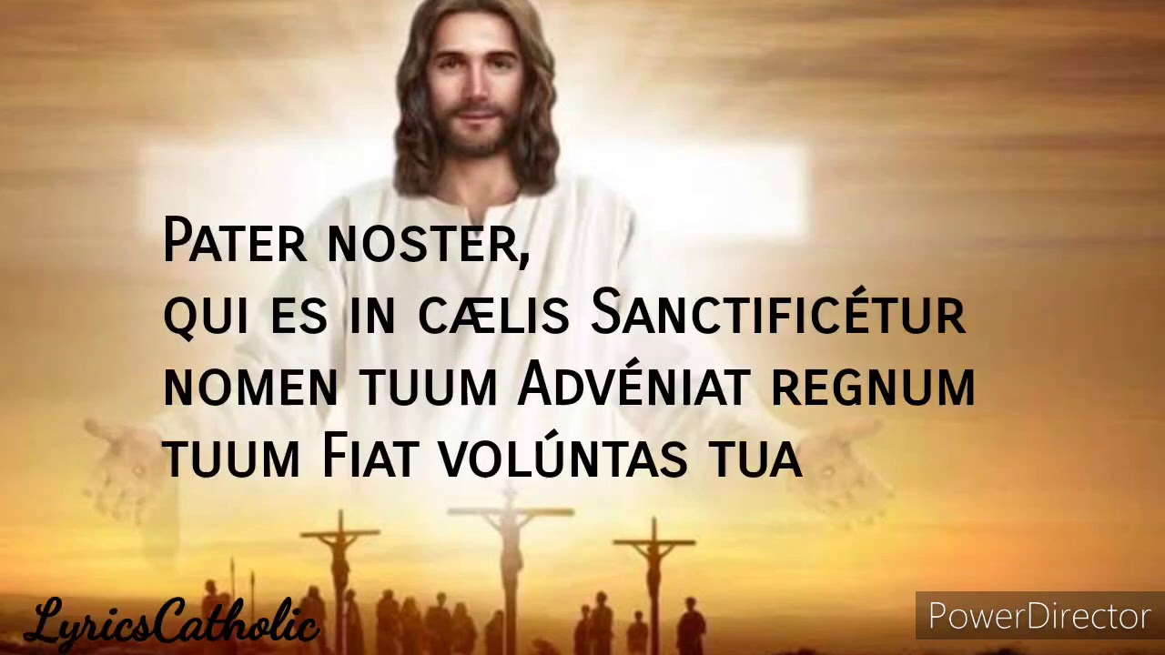 Pater Noster ( Lyrics ) Gregorian Chant
