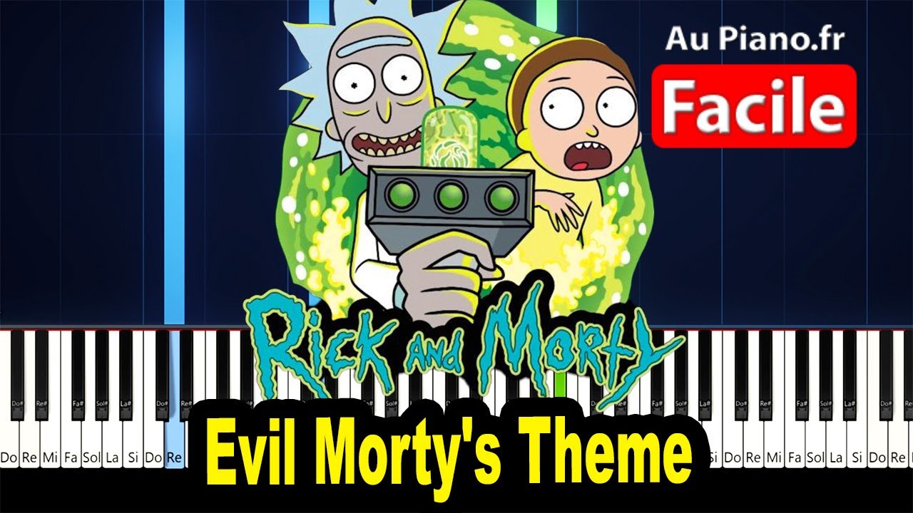 Rick and Morty - Evil Morty's Theme - For the Damaged Coda - Piano ...