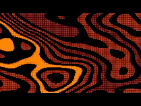 Y2K Pixel Glow Live Wallpaper • 10-Hour Hypnotic LED Loop (4K 60FPS) | Orange, Red & Black