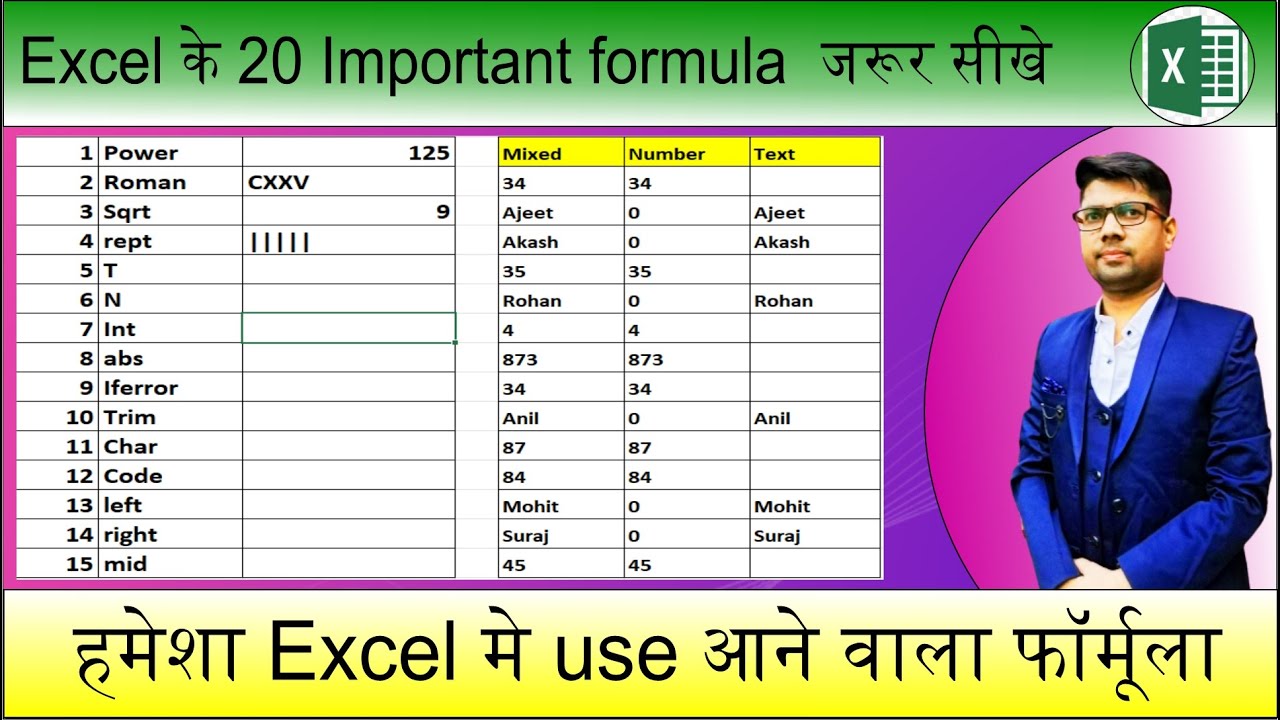 20 Essential Excel Formulas for Data Management | Galaxy.ai