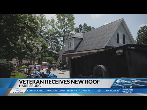 Local U.S. Army veteran gifted new roof