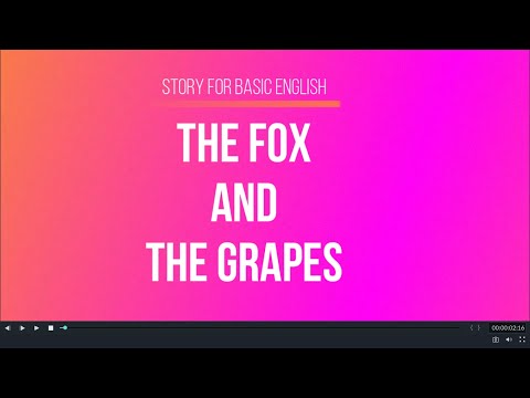 The Fox and the Grapes | Story for Beginners with Translation in Urdu | Learn how to translate