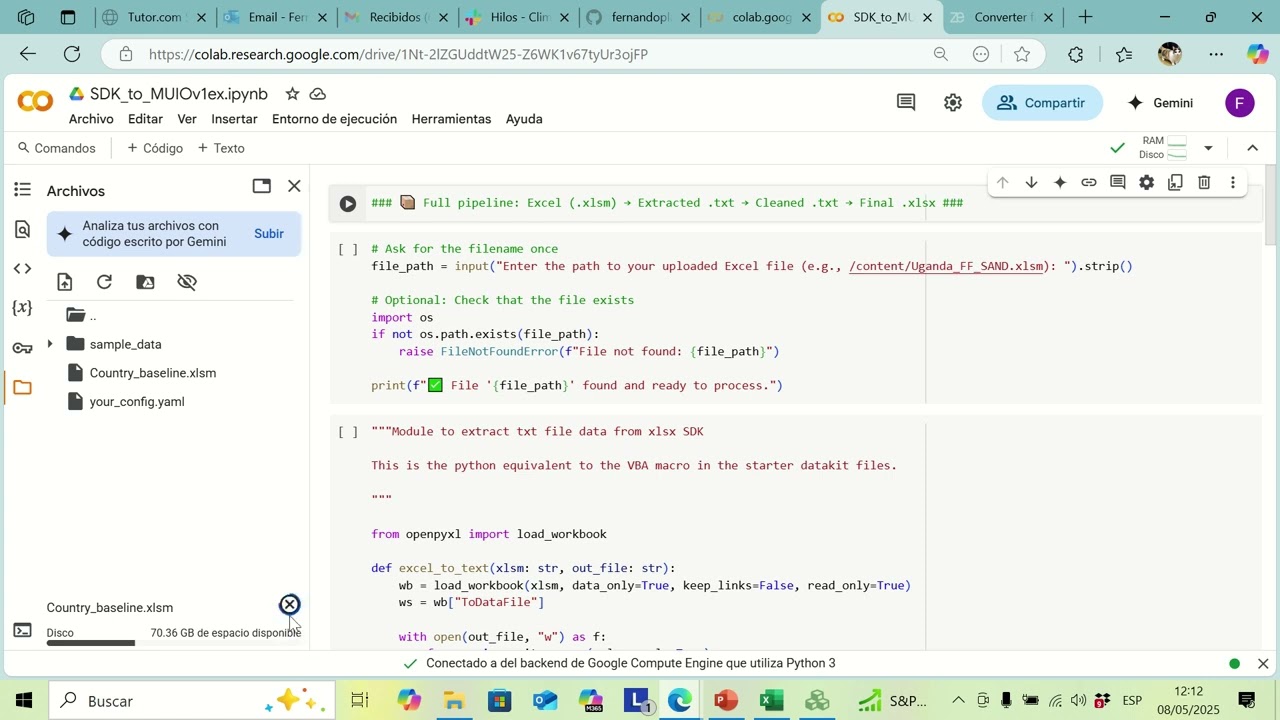 Tutorial to Convert OSeMOSYS Models from ClicSAND to MUIO