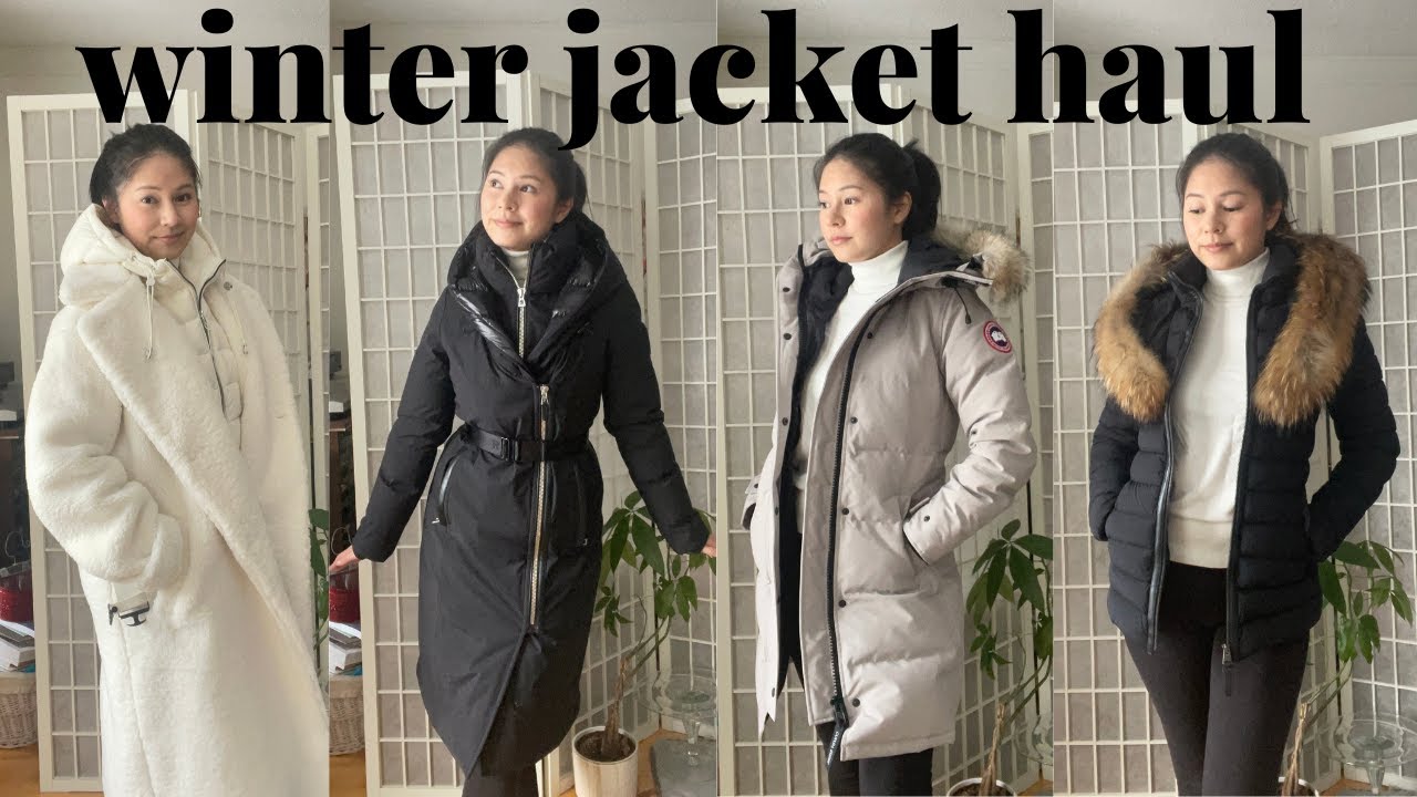 WINTER JACKET HAUL | CANADA GOOSE, RUDSAK, MACKAGE, ARITZIA