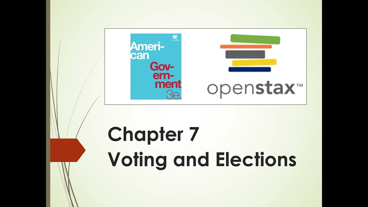 Chapter 7 :Voting And Elections Lecture
