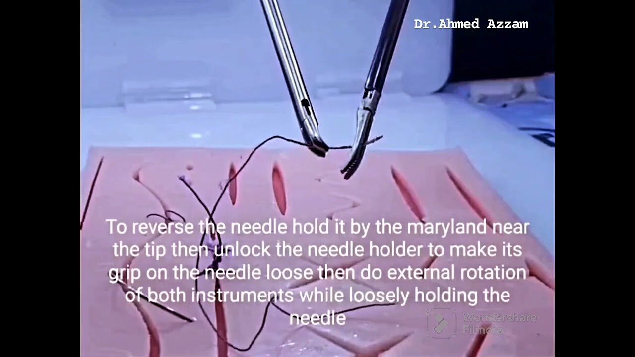 needle manipulation and laparoscopic suturing tutorial