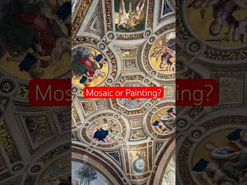 Mosaics or Paintings in the Vatican? #vatican #art #history