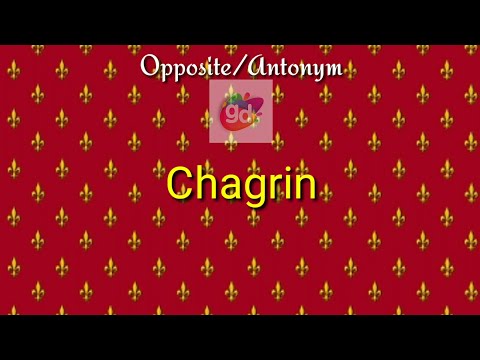 Chagrin Opposite/Antonym with Meaning||Googul Dictionary||