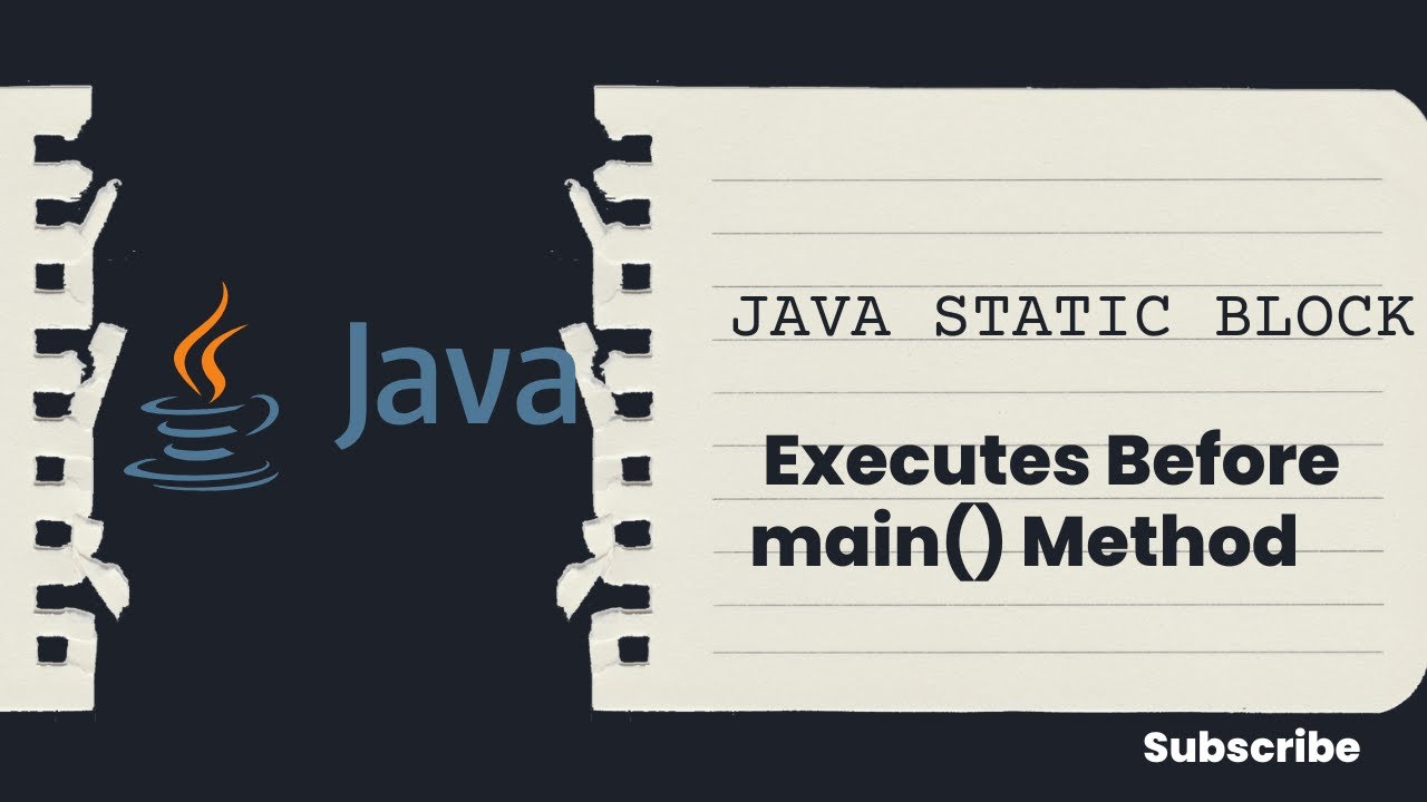 Java Static Block Explained | Executes Before main() Method