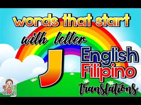 Jj || letter Jj || words that start with letter Jj (English-Filipino Translations)