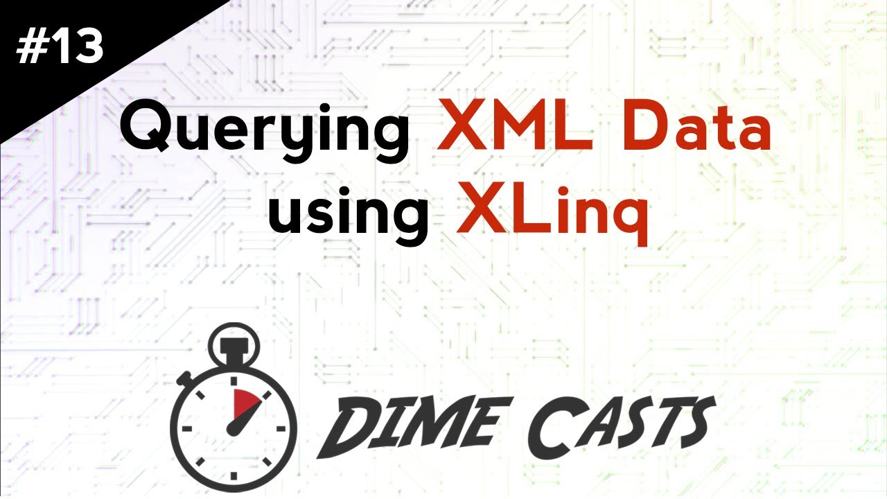Querying XML Data using XLinq