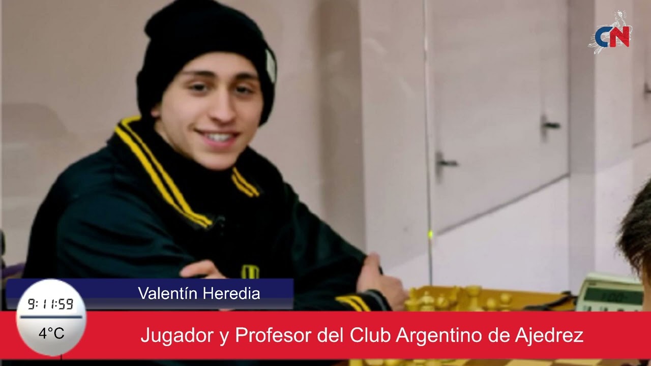 Valentín Heredia: además de jugar, enseña | Cadena Nueve - Diario Digital