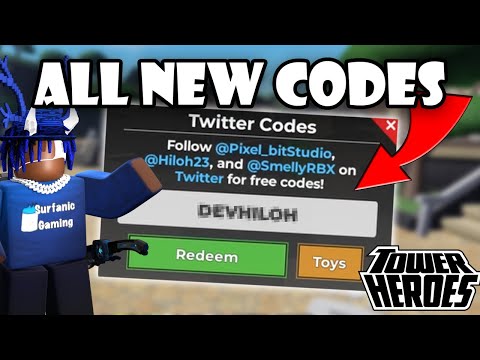 NEW TOWER HEROES CODES TO USE ASAP!