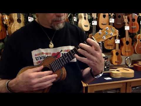 ANTAR Custom Dolphin Inlay Curly Koa Soprano #4818 | Reverb Australia