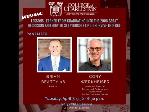 CREC Webinar: Lessons Learned from the '08 Recession and How to Survive This One