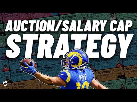 The BEST Auction Fantasy Football Draft Strategy