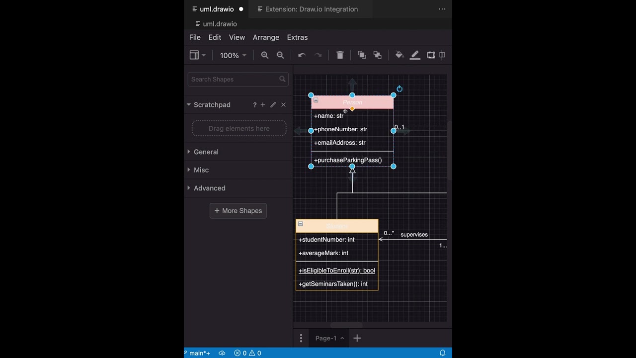 VS Code #Shorts — Draw.io extension