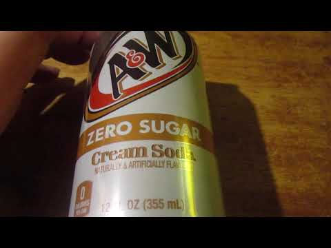 A&W Zero Sugar Cream Soda