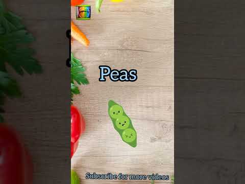Vegetables Name | Vegetables Vocabulary | Onion, Beetroot, Cabbage, Okra, Peas | Learning for kids
