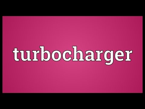 Turbocharger Meaning