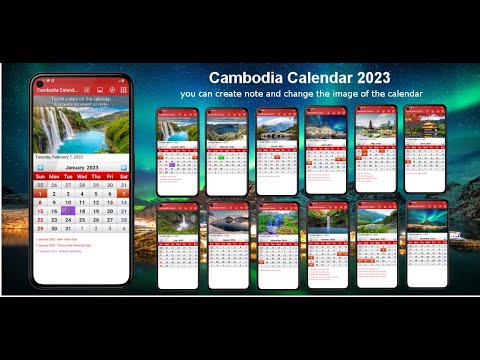 Cambodia Calendar 2023
