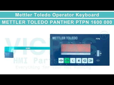 PANTHER PTPN 1600 000 METTLER TOLEDO Operator Keyboard Membrane HMI Replacement Repair