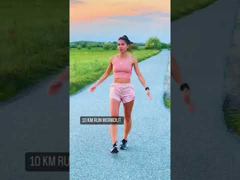 10 KM RUN WORKOUT 💪🏃🏻♀️