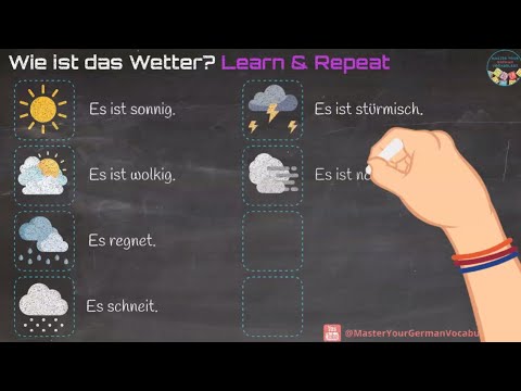 Das Wetter / The Weather - Learn German (A1-B1) #learngermanvocabulary