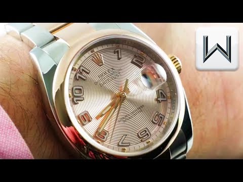 Rolex Datejust Salmon Concentric Dial (116201) Luxury Watch Review