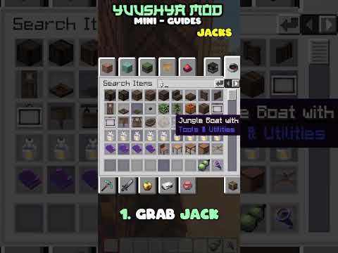 How to Place Power Jacks in Minecraft with Yuushya Mod