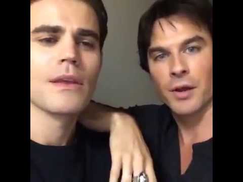 NEW: Paul Wesley and Ian Somerhalder Facebook Live