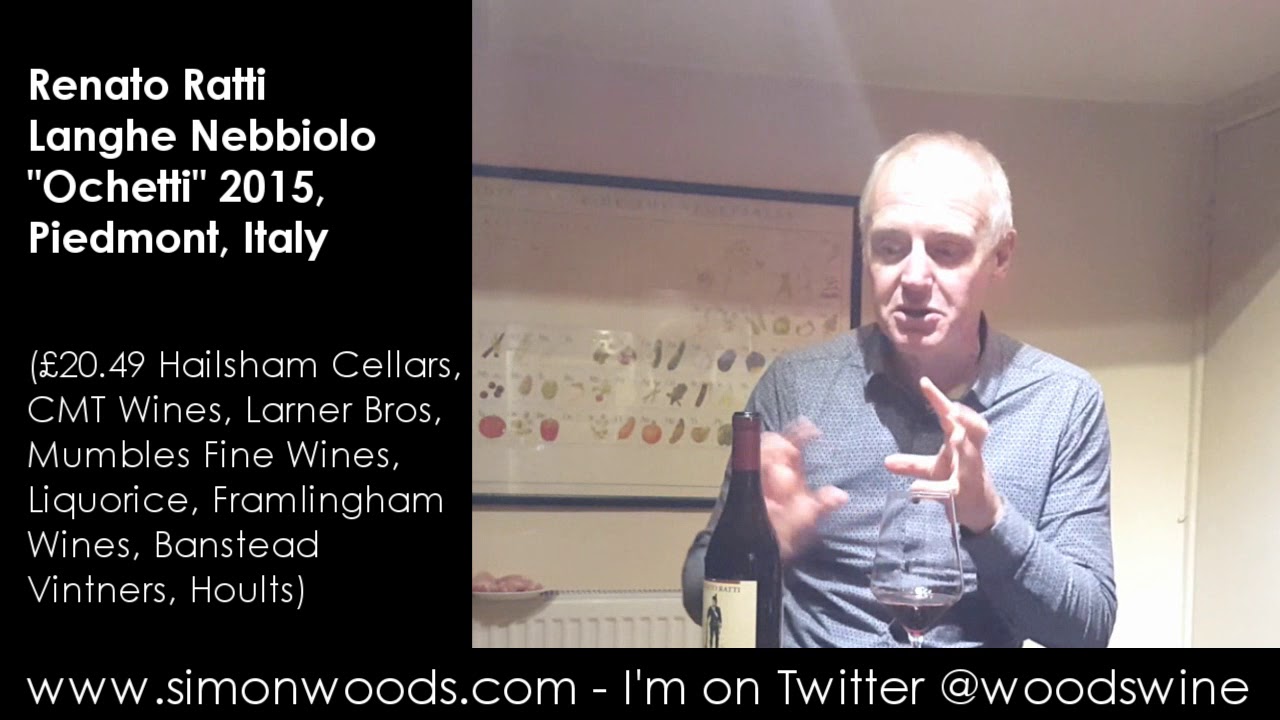 Wine Tasting with Simon Woods: Renato Ratti Langhe Nebbiolo “Ochetti” 2015