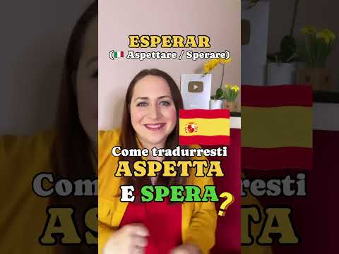 Aspetta e Spera ! #español #perte #spagnolo #esplora #spagna #sperare